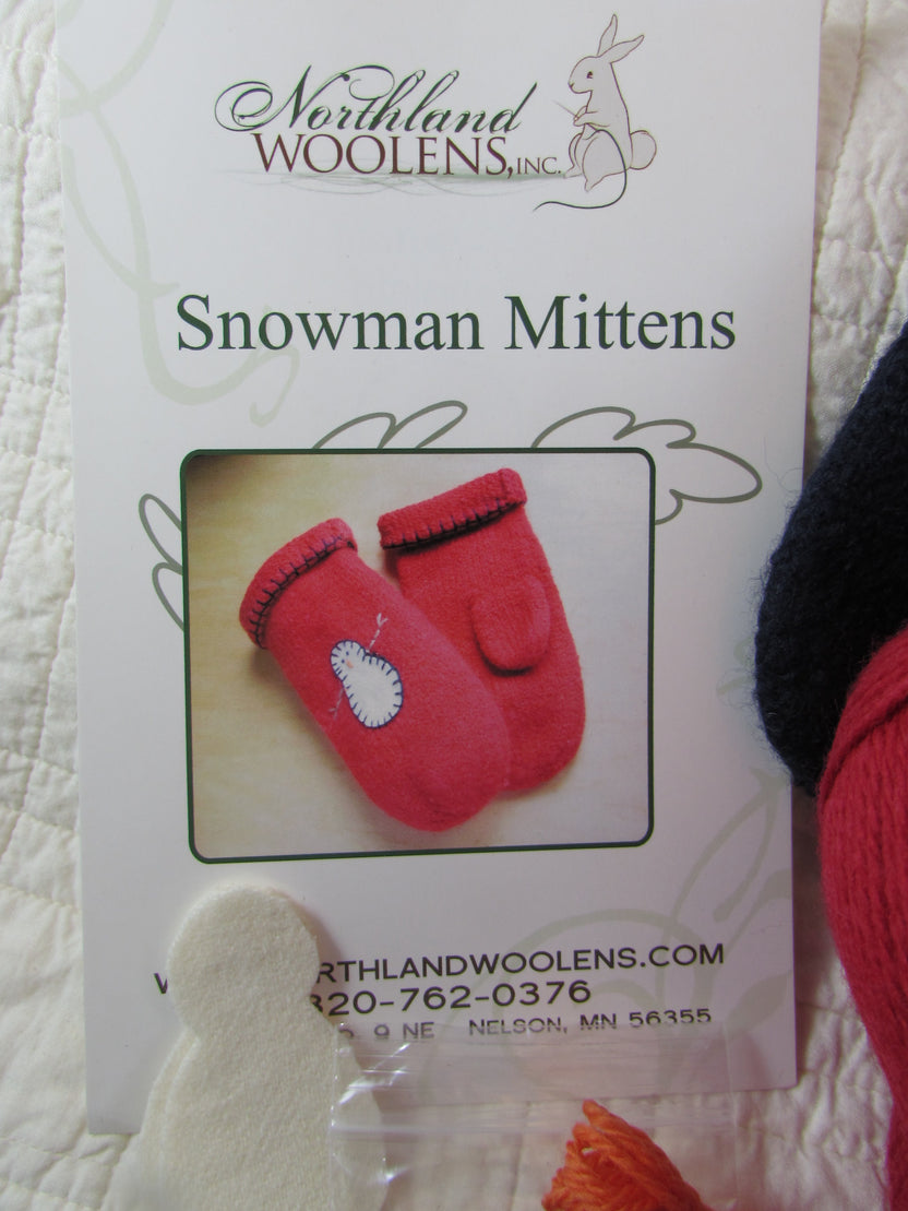 Winter Warm Felted Wool Mitten Kit, Quick and Easy – Minnesota Custom ...